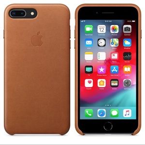 Apple | Accessories | Apple Iphone 87 Plus Leather Case Saddle Brown ...